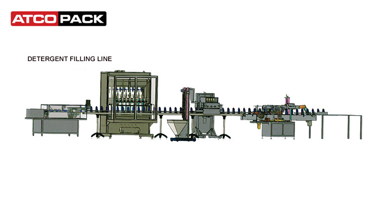 Liquid Filling Lines - Bottles Jars Cans Filling - ATCOPACK