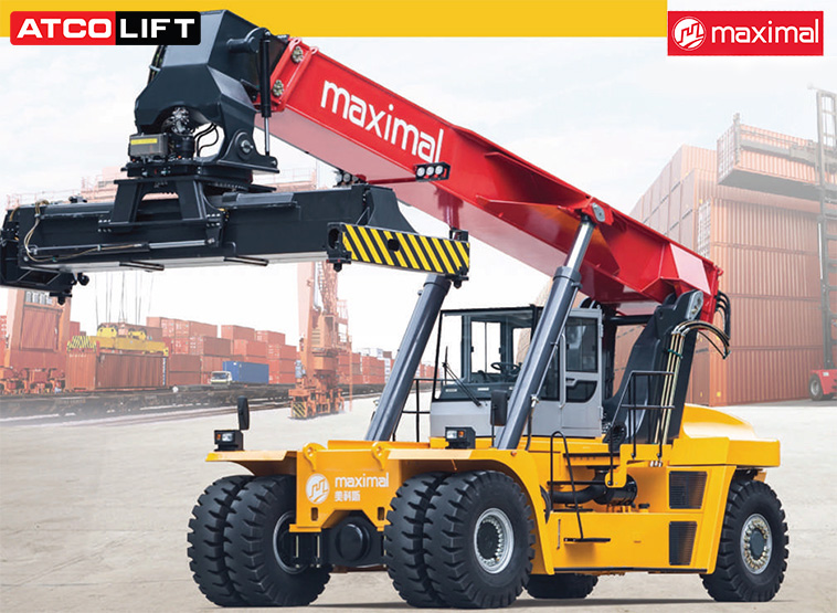 Container Handling Reach Stacker Supplier in Dubai, UAE | ATCOLIFT