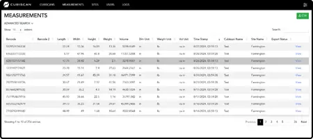 In-Motion Dimensioning Systems | Automated Shipping Lines